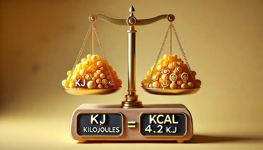 Fettrechner - Was ist der Unterschied zwischen Kilo Kalorien, Kalorien und Kilojoule?